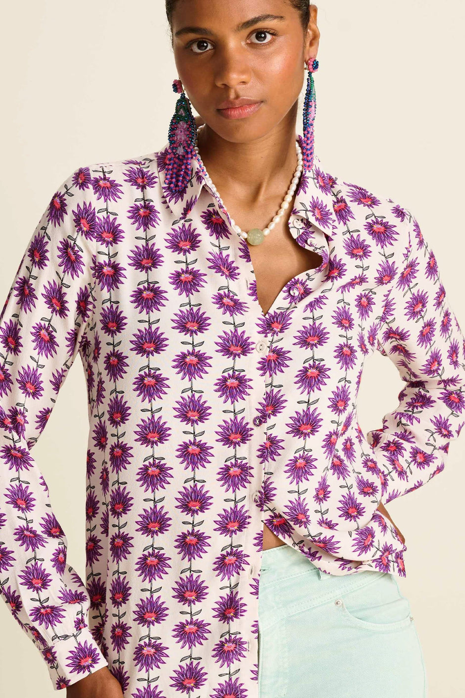 Colourful blouses for women | POM Amsterdam